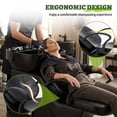 Shampoo Bowl and Chair Set for Salon, Hair Washing Station with ABS ...
