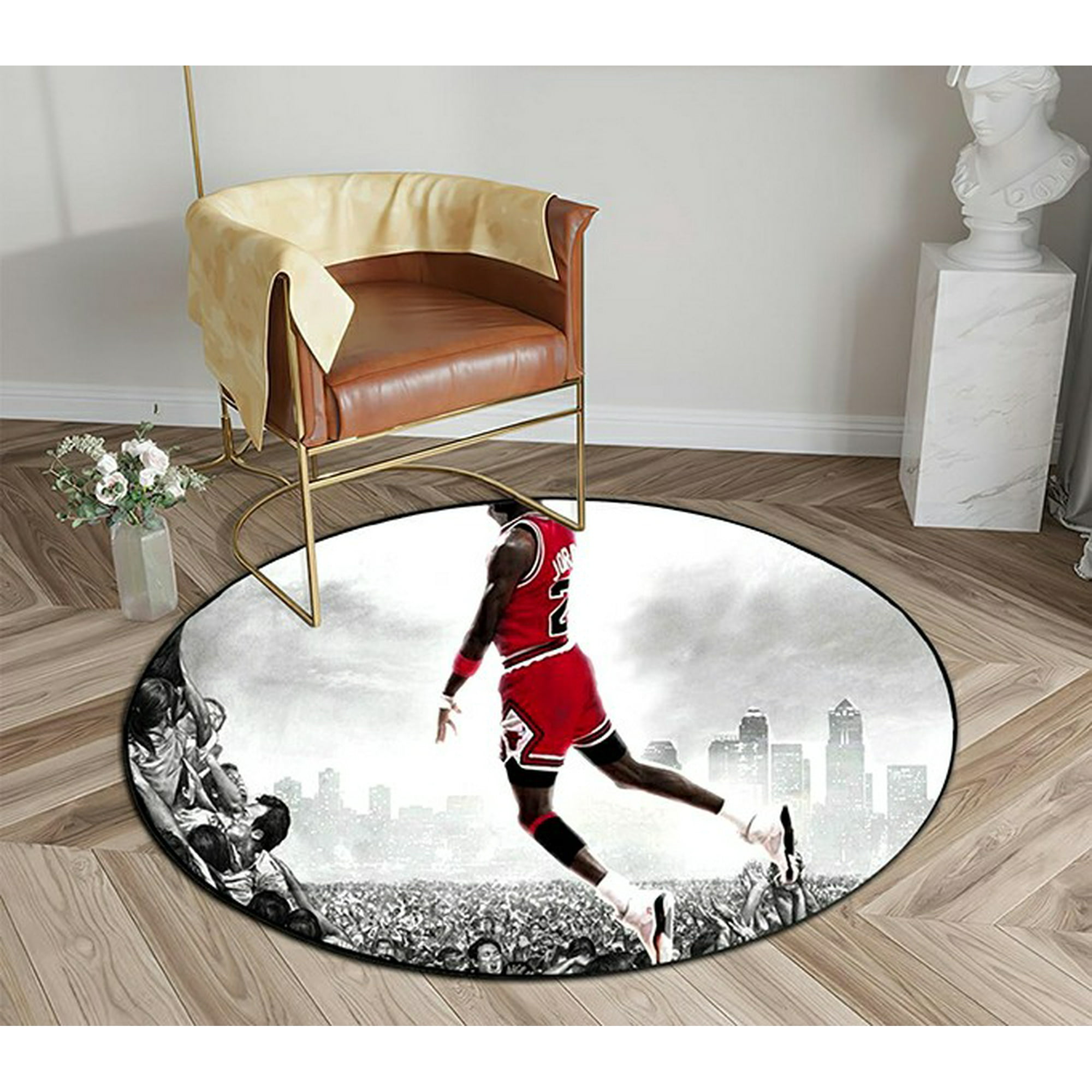 Click here for Deyoung Deyou Jordan Basketball Star Round Area Ru... prices