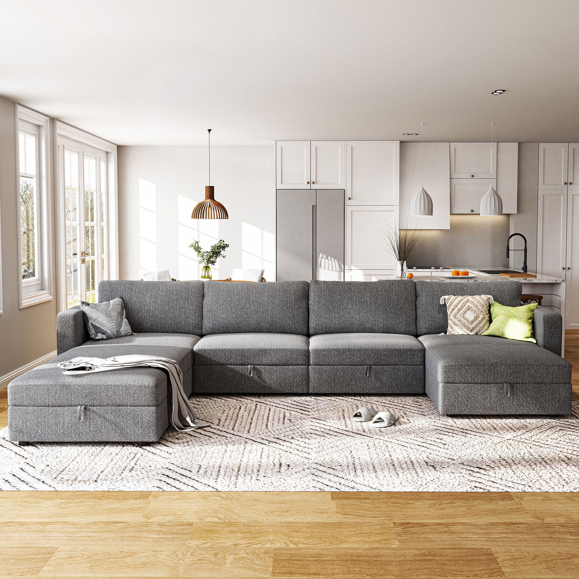 Deep Seated Sectional Sofa | Cabinets Matttroy