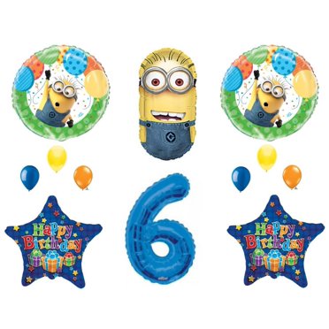 Despicable Me 3 Minions 7th Birthday Party Supplies and balloon ...