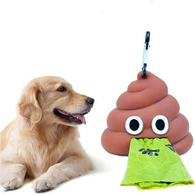 SUTENG Dog Poop Bag Holder, Portable Dog Waste Bag Dispenser with 1 ...