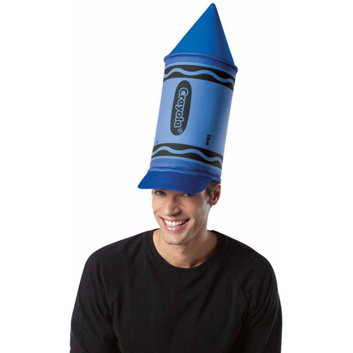 Rasta Imposta 199589 Crayola Blue Crayon Hat - Adult - Blue - Walmart.com