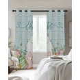 Easter Blackout Curtains for Bedroom Living Room, Spring Bunny Tail ...
