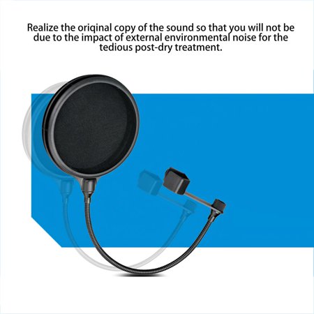 PF04 Microphone Filter Microphone Screen Filter Dual Layered Wind ...