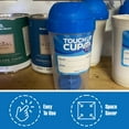 Touch Up Cup 13 oz Empty Paint Storage Containers with Lids, Clear ...