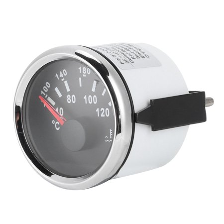 Marine Engine Water Temperature Gauge, 316L Stainless Steel Front Cover ...