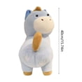 Blue Soft Cute Flattery Pillow Cushion Plush Toy Stuffed Animal ...