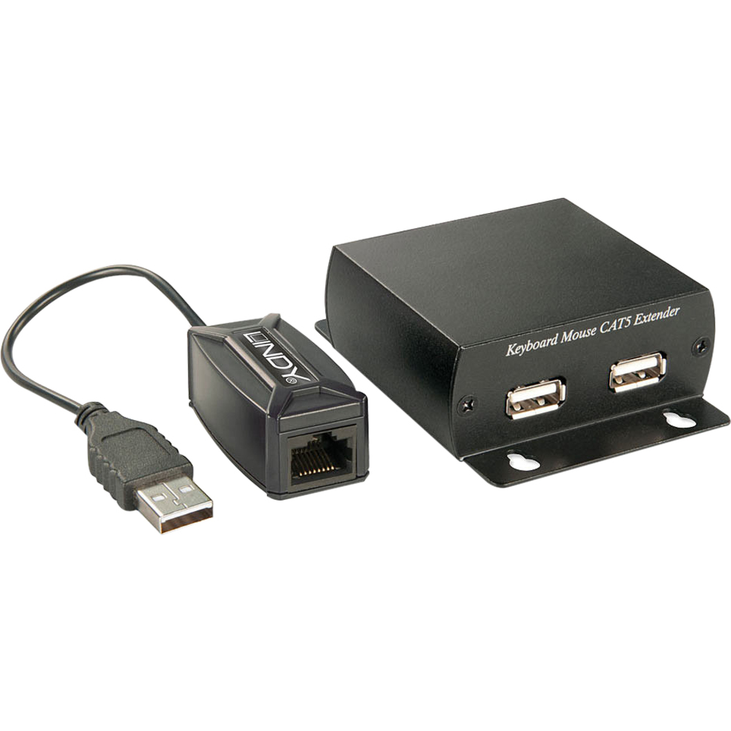 LINDY USB Keyboard and Mouse Extender, 300m - Walmart.com