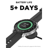 iTech Bold 3 Unisex Adult Smart Watch, Dark Grey, Silicone Strap ...