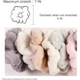 STONCEL 6 Pack Fuzzy Cute Hair Scrunchies, Colorful Large Hair Ties for ...