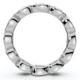 Pompeii 2Ct Pear Shape Bezel Diamond Eternity Wedding Ring 14k Gold Lab ...