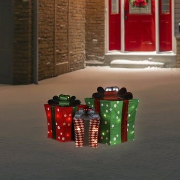 Northlight LED Lighted Glitter Cone Tree Outdoor Christmas Decorations ...