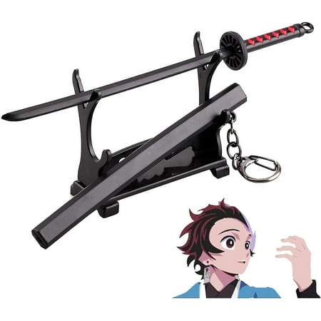 Caraele (tanjiro)demon Slayer Sword Keychain Mini Toy Katana With ...