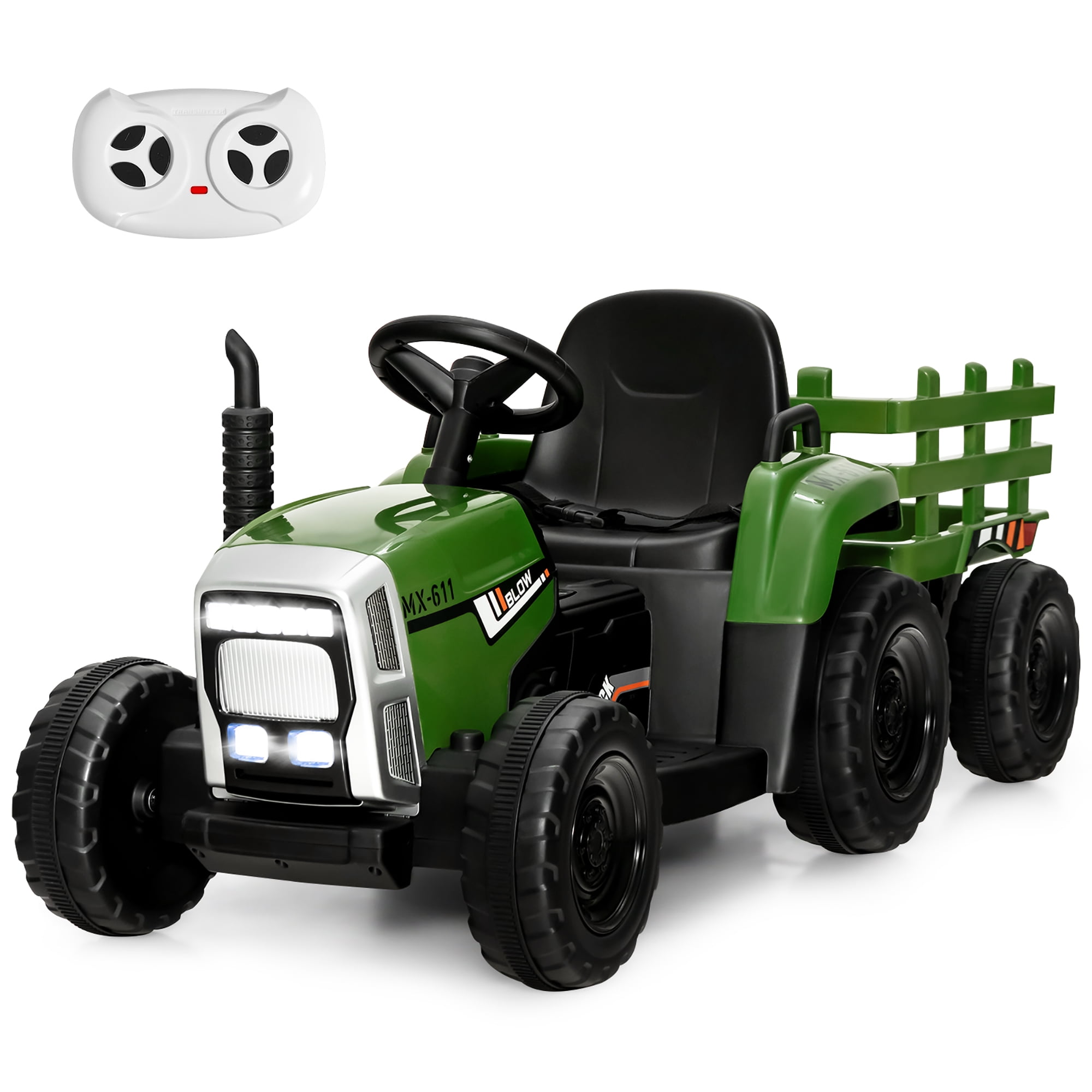 Click here for Costway 12v Kids Ride On Tractor With Trailer Grou... prices