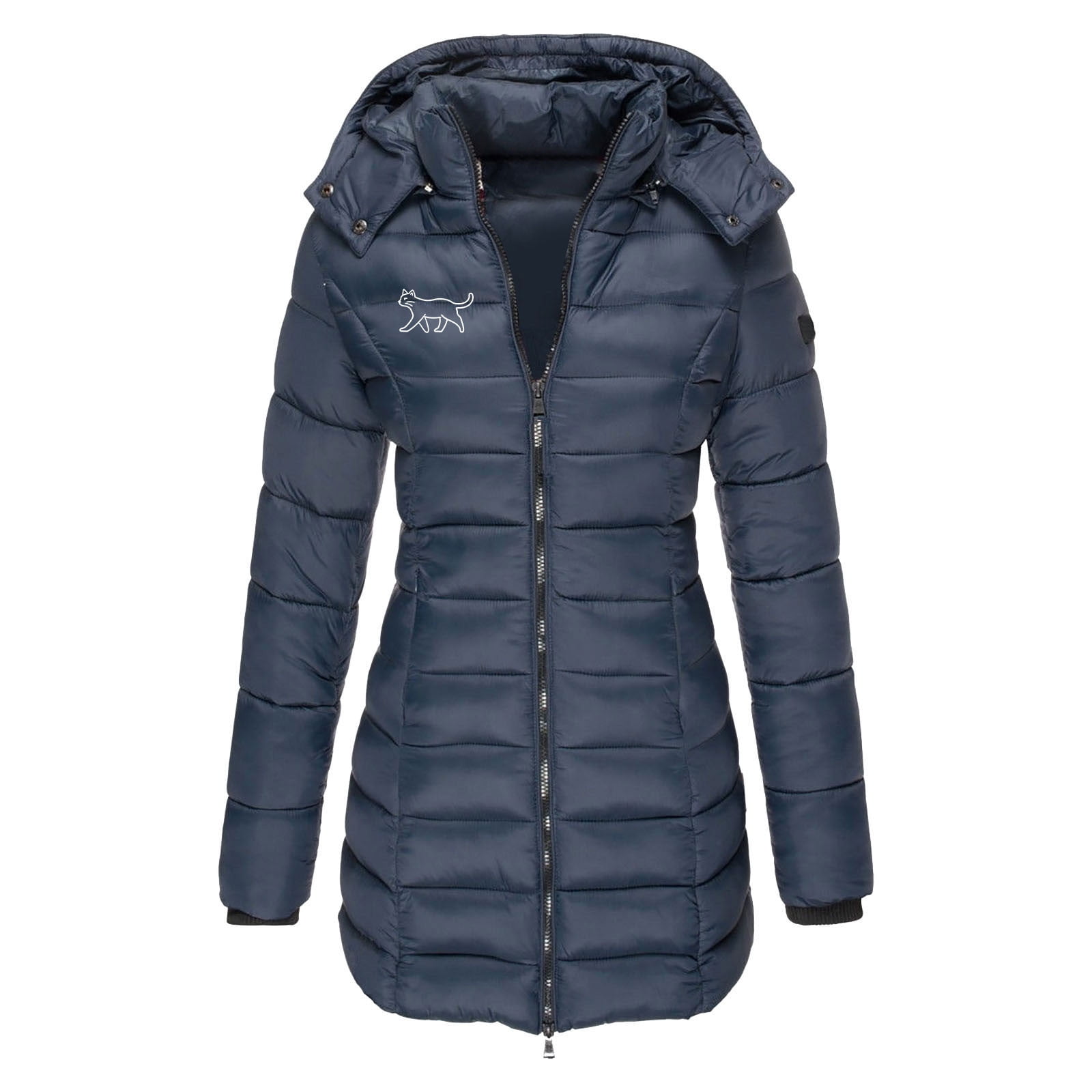 Click here for Uppada Womens Plus Size Winter Coats Solid Puffer... prices