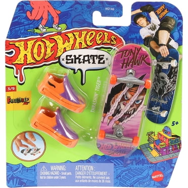 Hot Wheels Skate Tony Hawk Collector Set, Fingerboard, Pair of Skate ...
