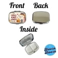 Crazy Cat Lady Funny Cartoon Small Travel Handbag Pill Box Case ...