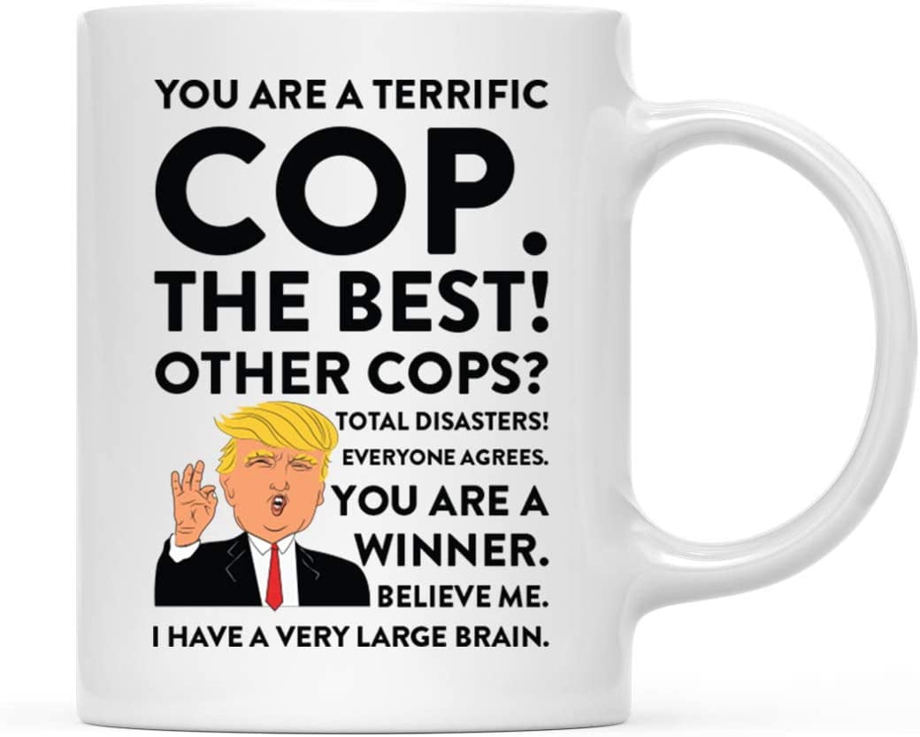 Koyal Wholesale President Donald Trump Terrific Cop Ceramic Coffee Mug ...