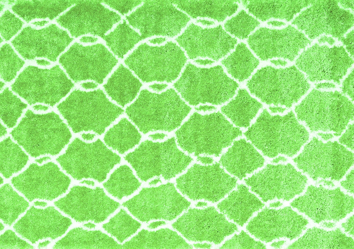 Ahgly Company Indoor Rectangle Trellis Green Modern Area Rugs, 7' x 10 ...