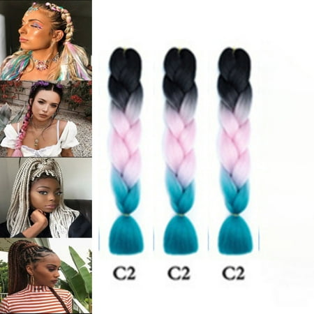 Three-Piece Suit Braiding Hair, Jumbo Braids Hair Extensions, Braiding ...