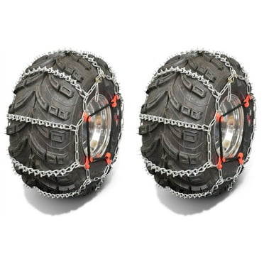 Peerless Chain Company Atv V-Bar Tire Chains, 25X8X12, 2 Link Spacing ...