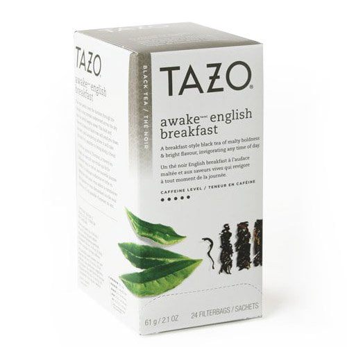 Tazo, Awake English Breakfast Black Tea, Tea Bags, 24 Ct - Walmart.com