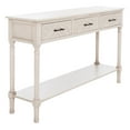 SAFAVIEH Peyton French Greige Wood Console Table with Drawer (47.3 in ...
