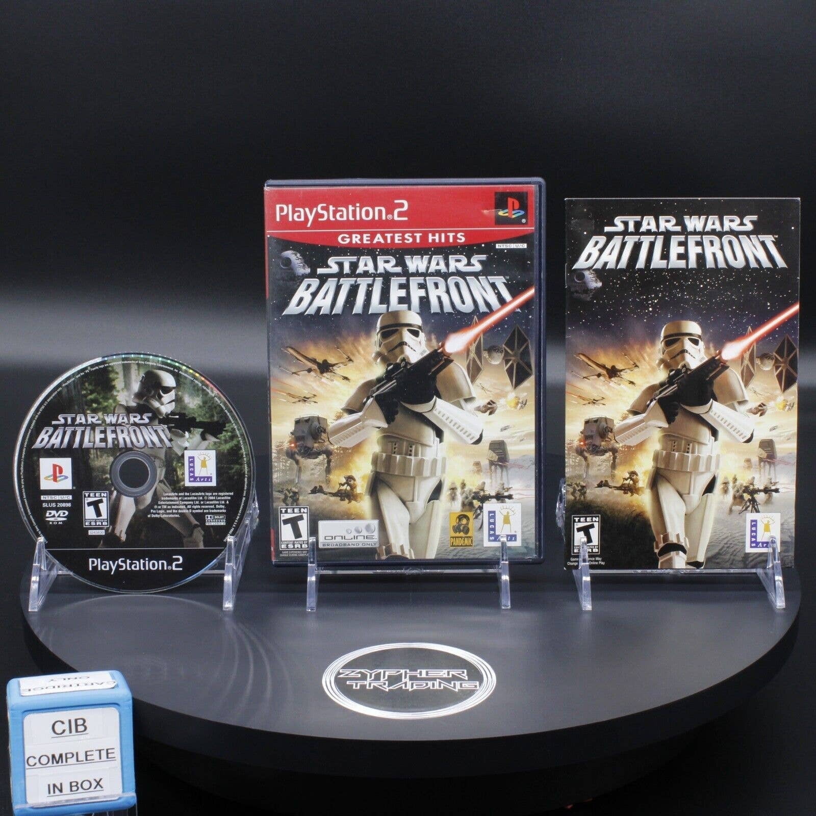 Restored Star Wars: Battlefront | PlayStation 2 | PS2 | Greatest Hits ...