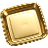 Square Paper Plates, 9 in, Gold Foil, 8ct - Walmart.com