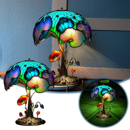 LLQkigsxse Smart Night Light New Dyeing Series Table Lamp Vintage Table ...
