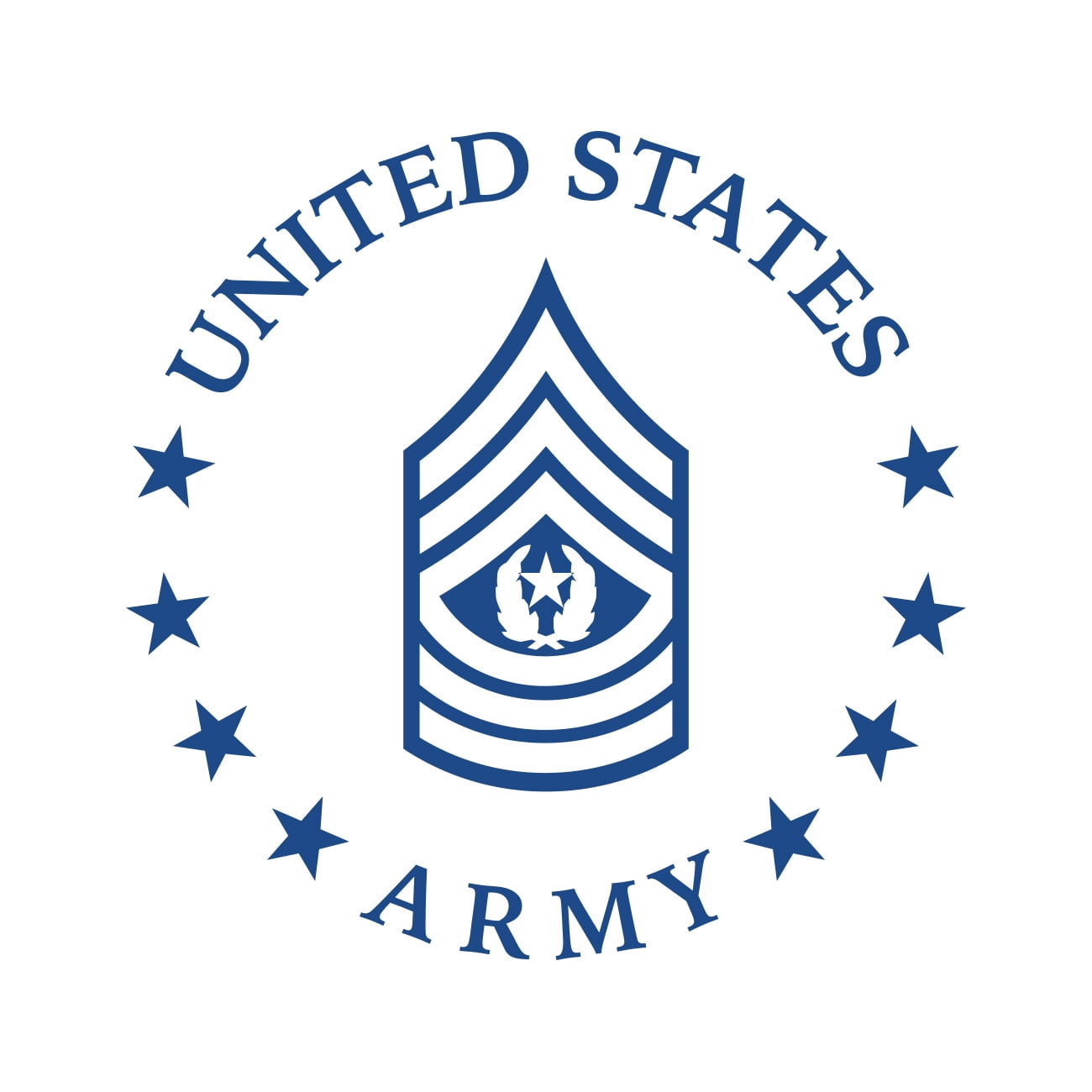 E-9 Sergeant Major of the Army US Army Rank Sticker Decal Die Cut ...