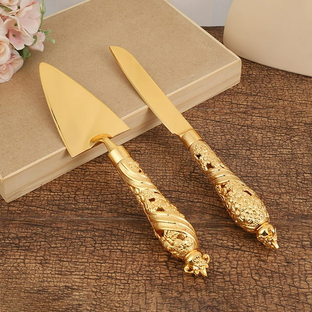 Vintage Style Cake and Server Set Baking Tool Cutlery Cake Dessert ...