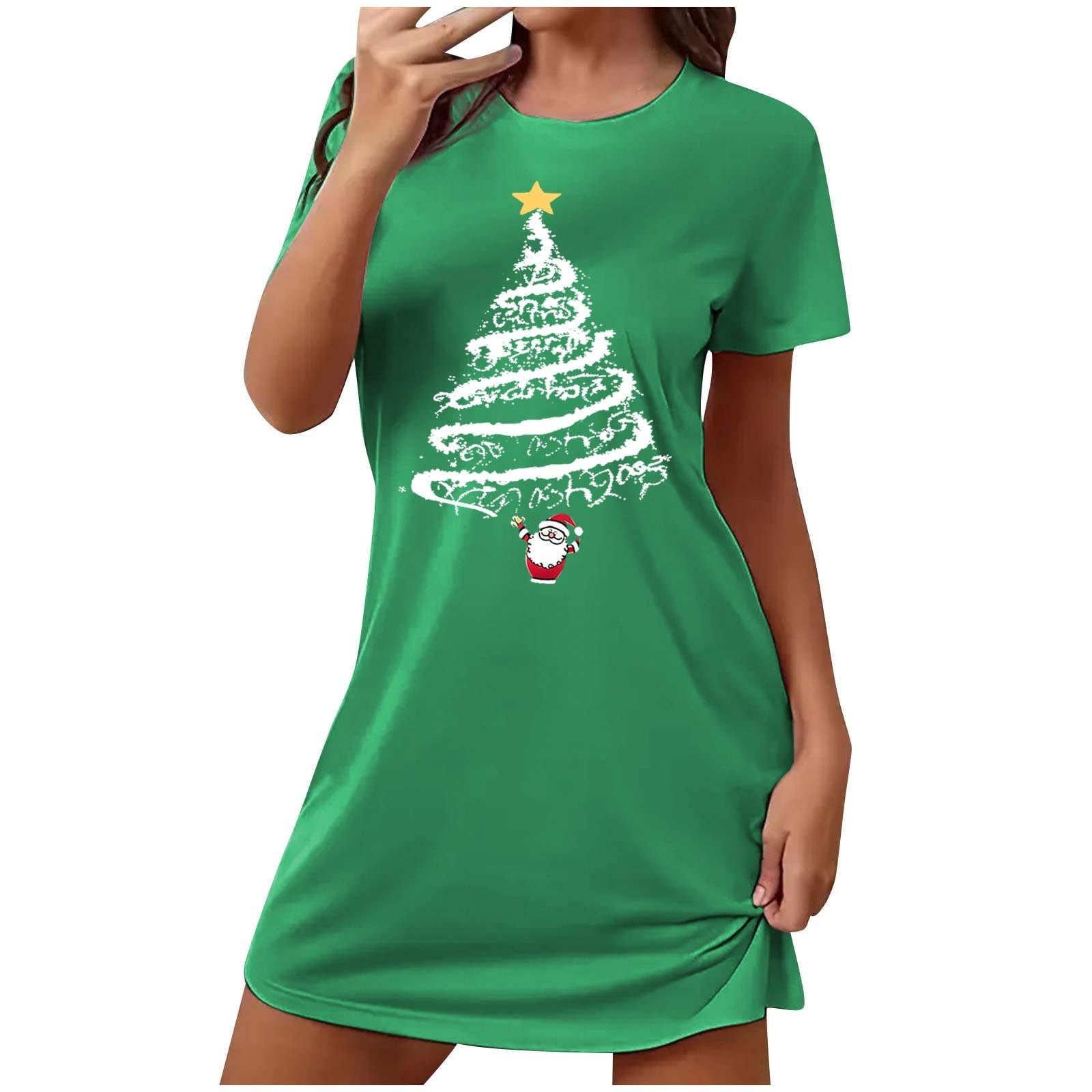 Click here for Wyongtao Plus Size Sleep Shirts For Women Christma... prices