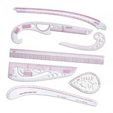 Metric Rulers Set Sew French Curve Ruler Set DIY Clothing Bendable ...