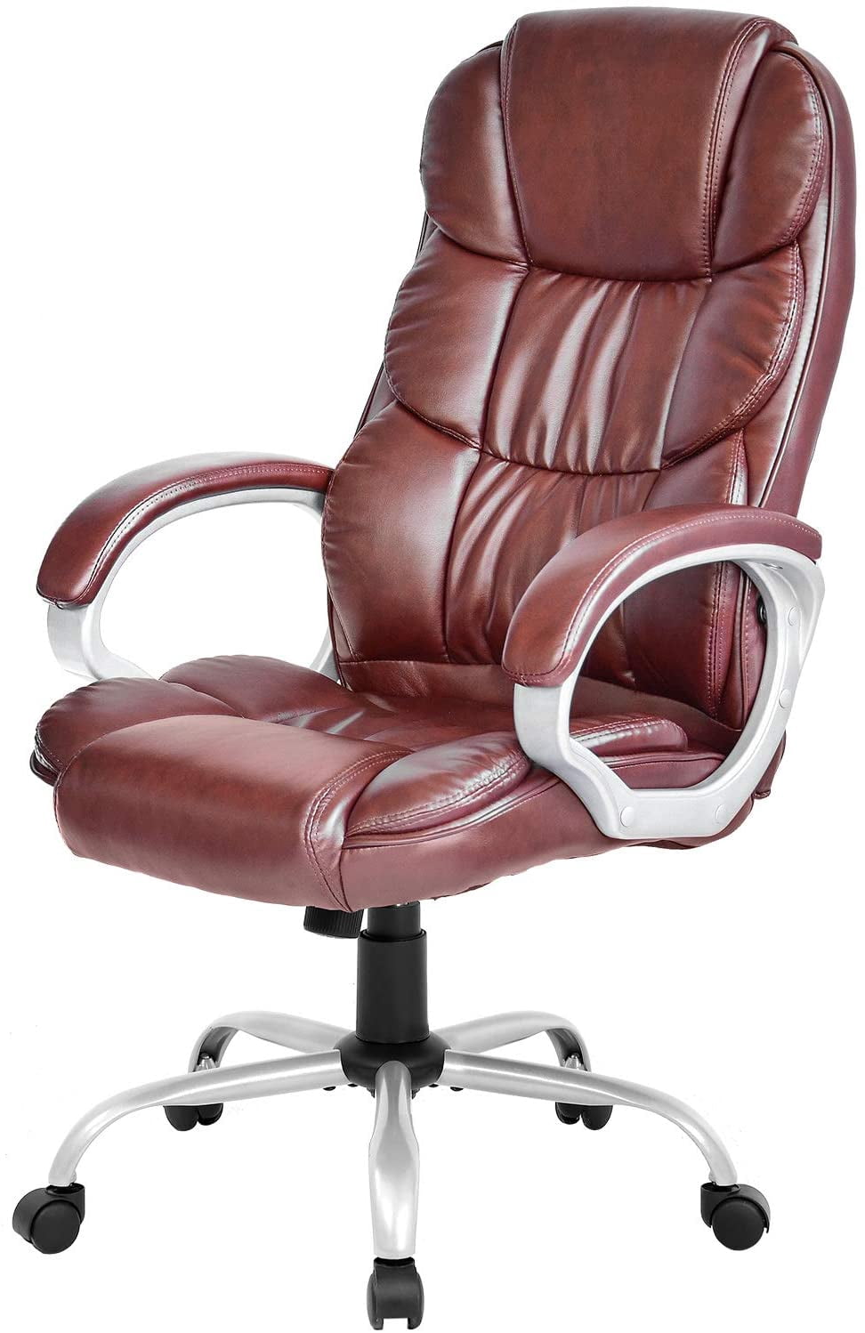 Chaise de Bureau Ordinateur Dossier Haut Réglable Ergonomique Chaise de ...