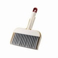 Desktop mini dustpan broom set, window sill gap brush, hanging hole ...