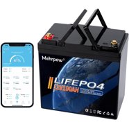 LiTime 12V 50Ah LiFePO4 Lithium Ion Battery, Output Power 640W, Lighter ...