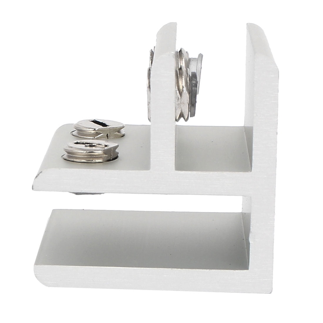 12mm Thickness Glass Aluminum L Shaped Clamp Clip Silver Tone | Walmart ...