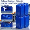 4-Pack 6.6 Gallon Stackable Emergency Water Storage Containers with ...