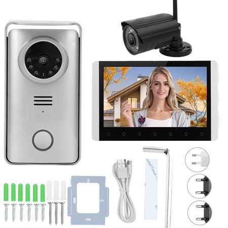 Phone Control Wireless Intercom Door Bell Security Entry System Anti ...