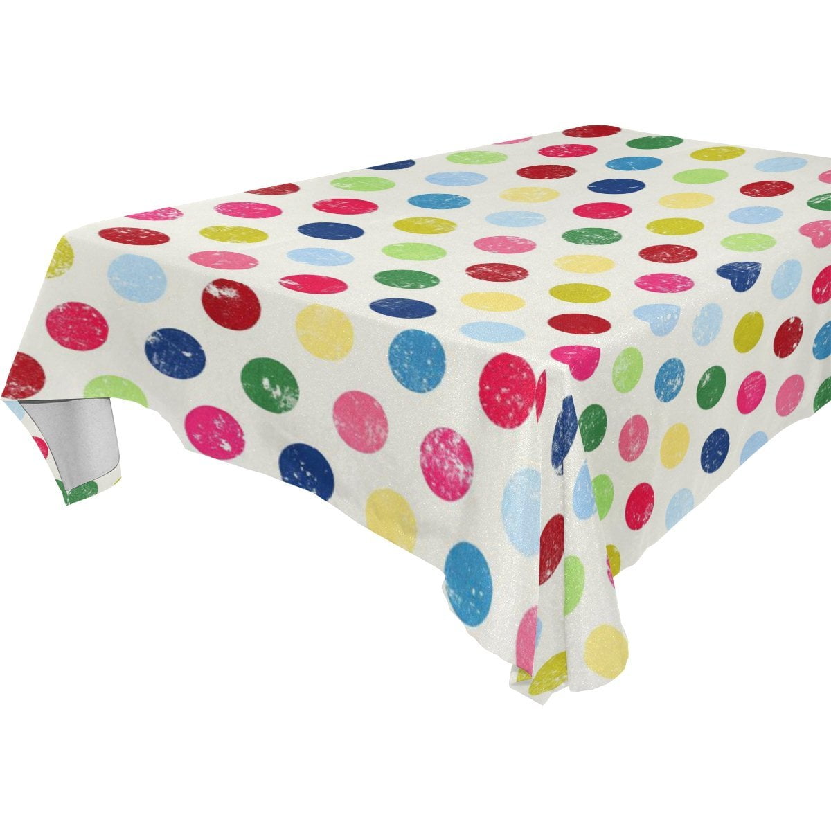 POPCreation Colorful Tablecloths Polka Dot Table Top Decoration 60x104 ...