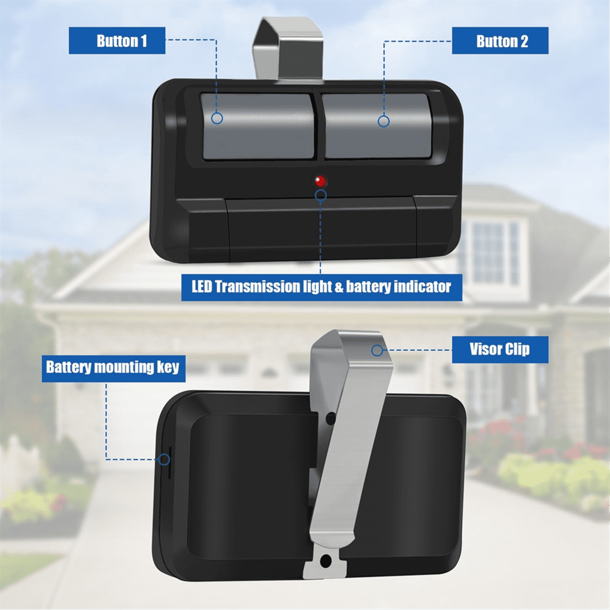 Click here for Unbranded 892lt Garage Door Opener Remote 2-Button... prices