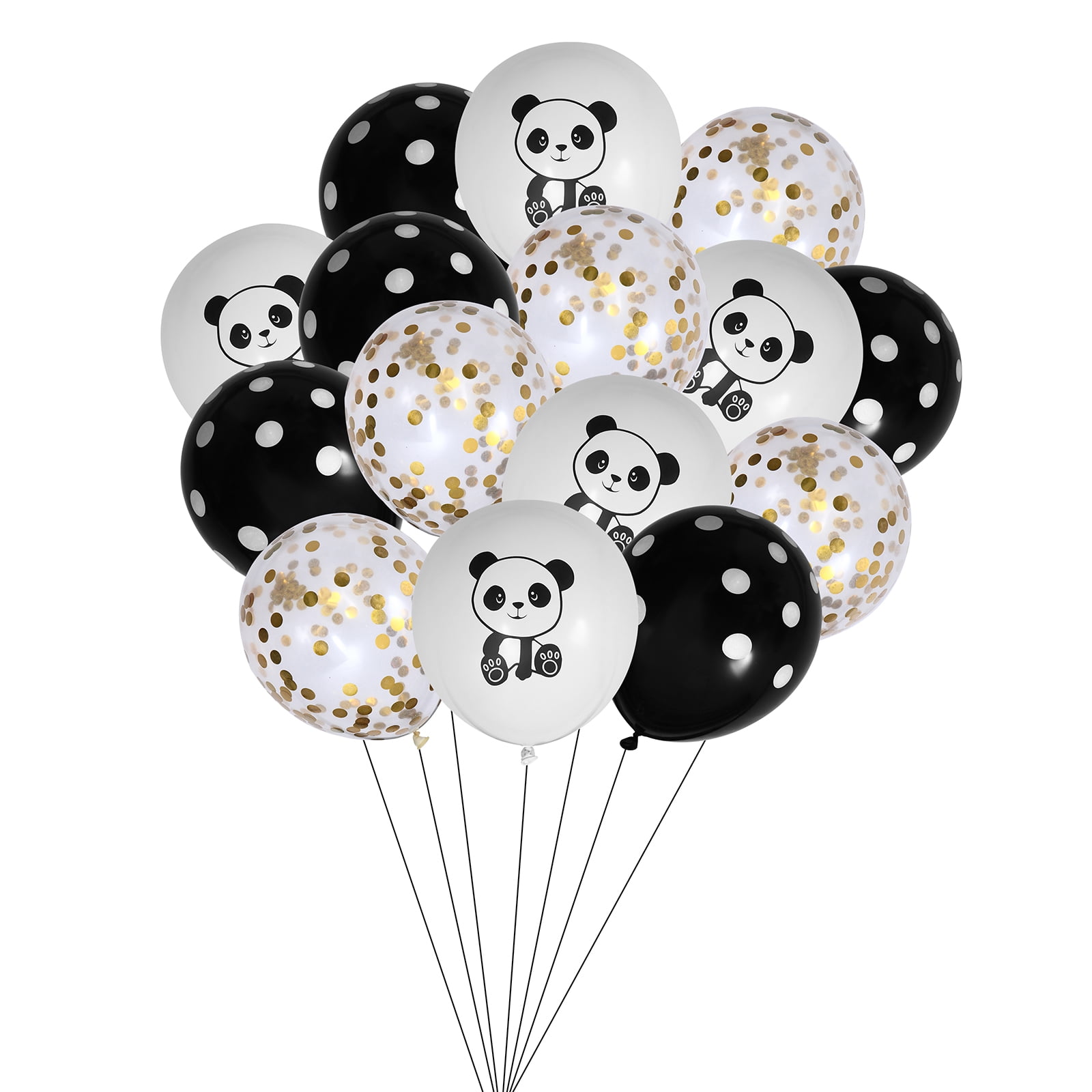 1 Set Birthday Balloons Set Animal Panda Decorative Latex Balloon Party ...