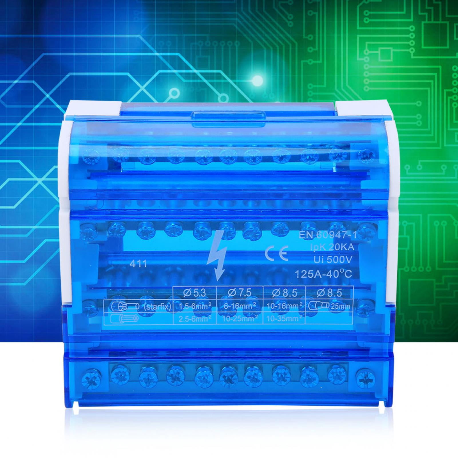 Caja de conexiones, bloque de terminales 411, bloque de terminales de ...