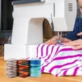 1000 Yards Polyester Sewing Thread Multicolor Sewing Machine Thread (10 ...