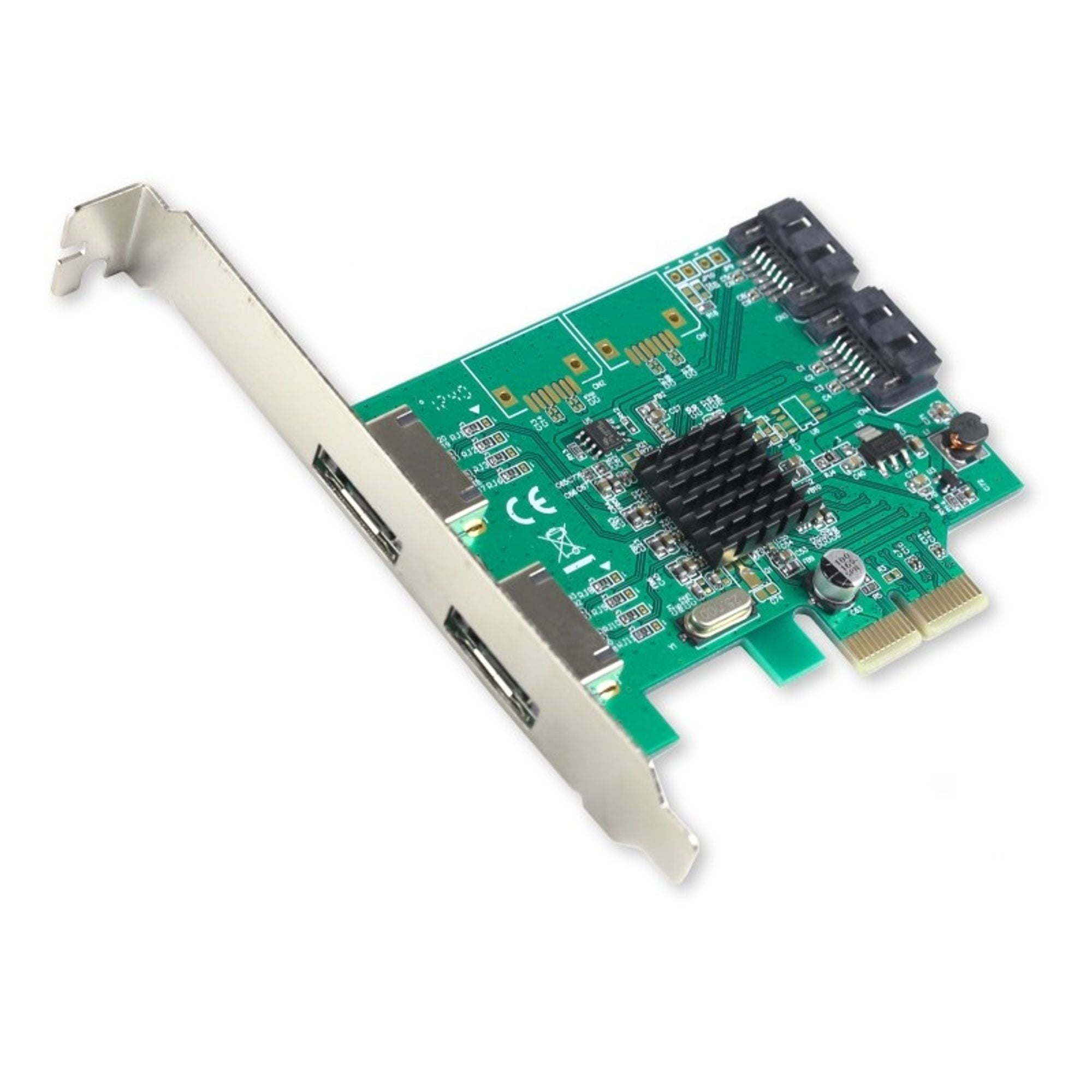 IOCrest PCI-E 2 Interface 4-Port SATA Controller Card w/88SE9235 ...