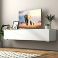 Modern Entertainment Center Media Console Wall Mounted with Storage ...