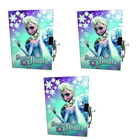 Disney Frozen Large Elsa Diary With A Lock (Set Of 3) | Walmart Canada