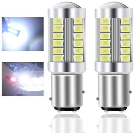 Sepeda 1157 BAY15D P21/5W Car LED Bulbs 900LM Super Bright White LED ...