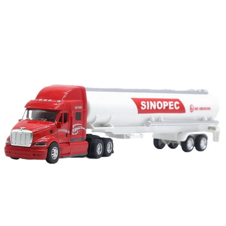 HEFEI,Car Model Simulate Gifts 1/48 Scale Tankers Truck Model Kids Toy ...